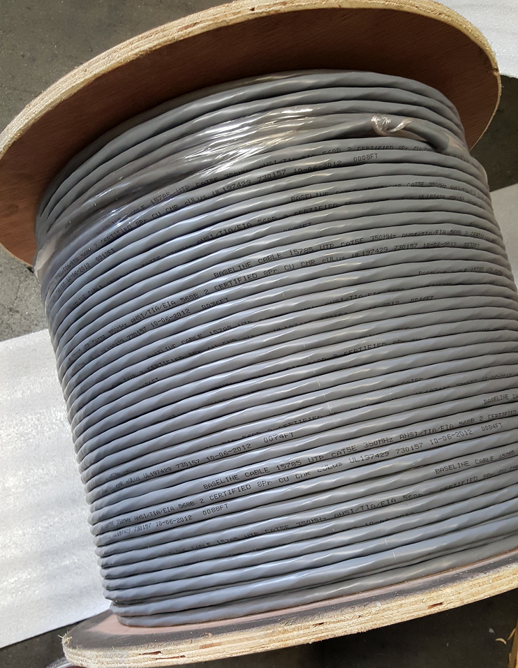 15785 - CABLE CAT5E 8 PR UTP GRAY